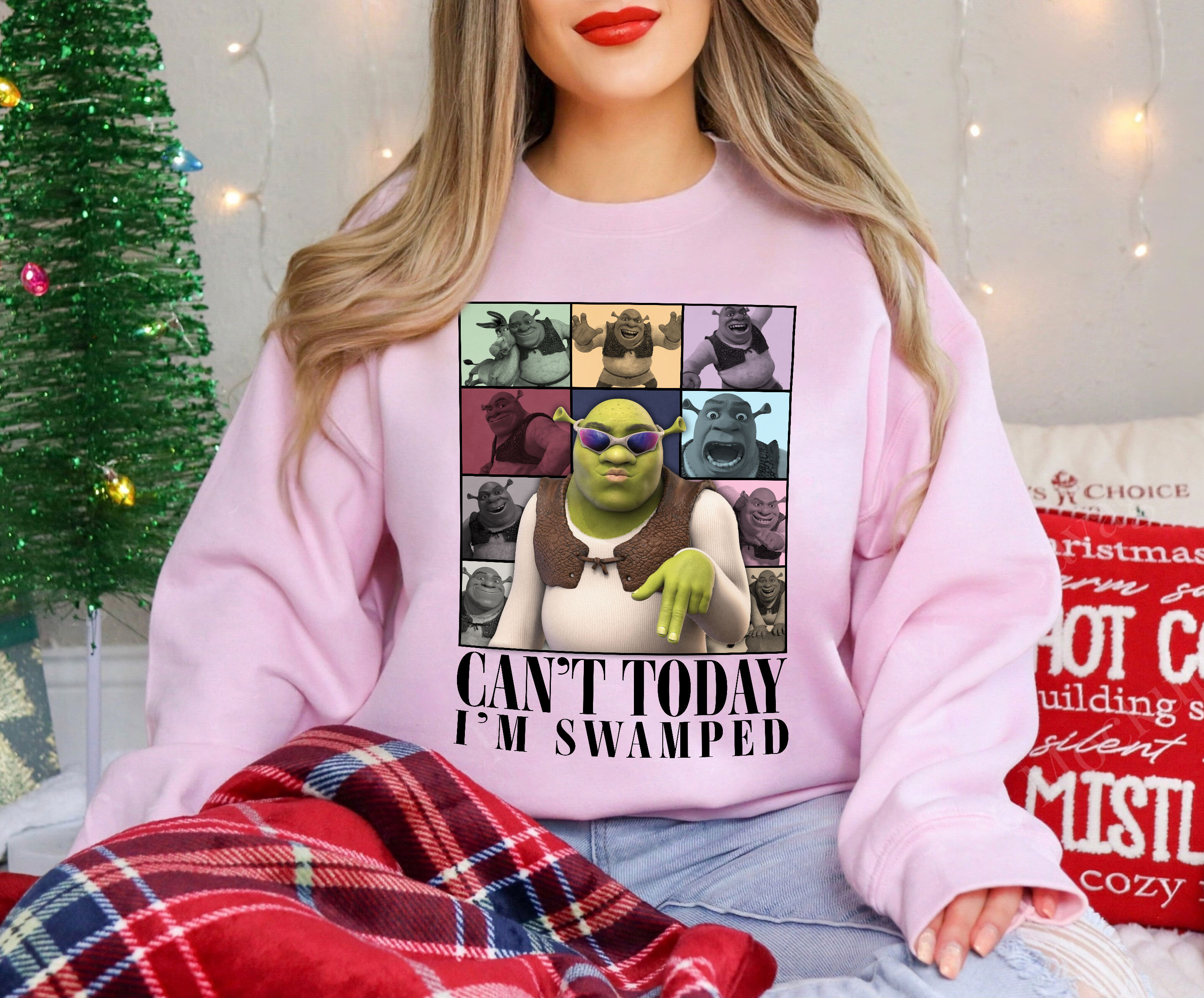 Shrek Meme Funny Shirt Can't Today I'm Swamped Eras Tour Shirt, Shrek ...