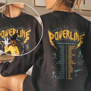 2-sided Powerline Goofy Movie Shirt, Vintage Powerline Stand Out Shirt ...