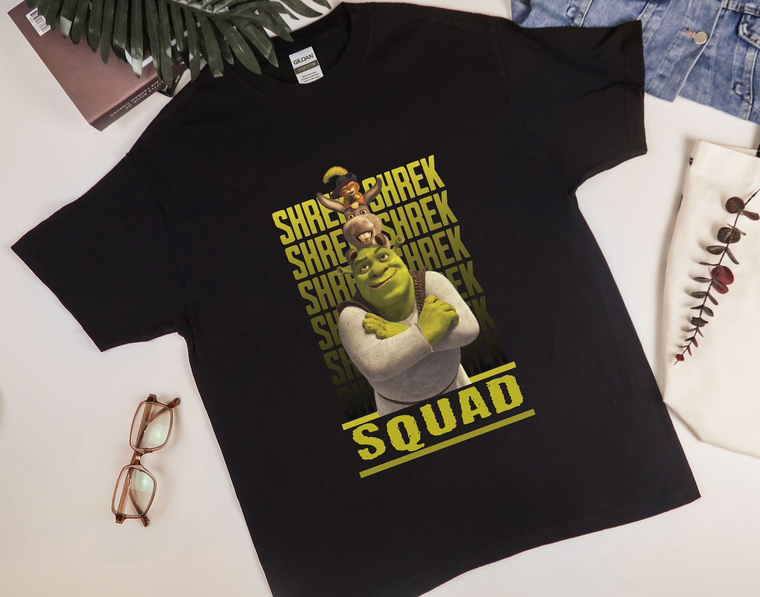Shrek Squad Shirt Memes Shrek Face Shirt, Shrocs Shirt, Funny Trending ...