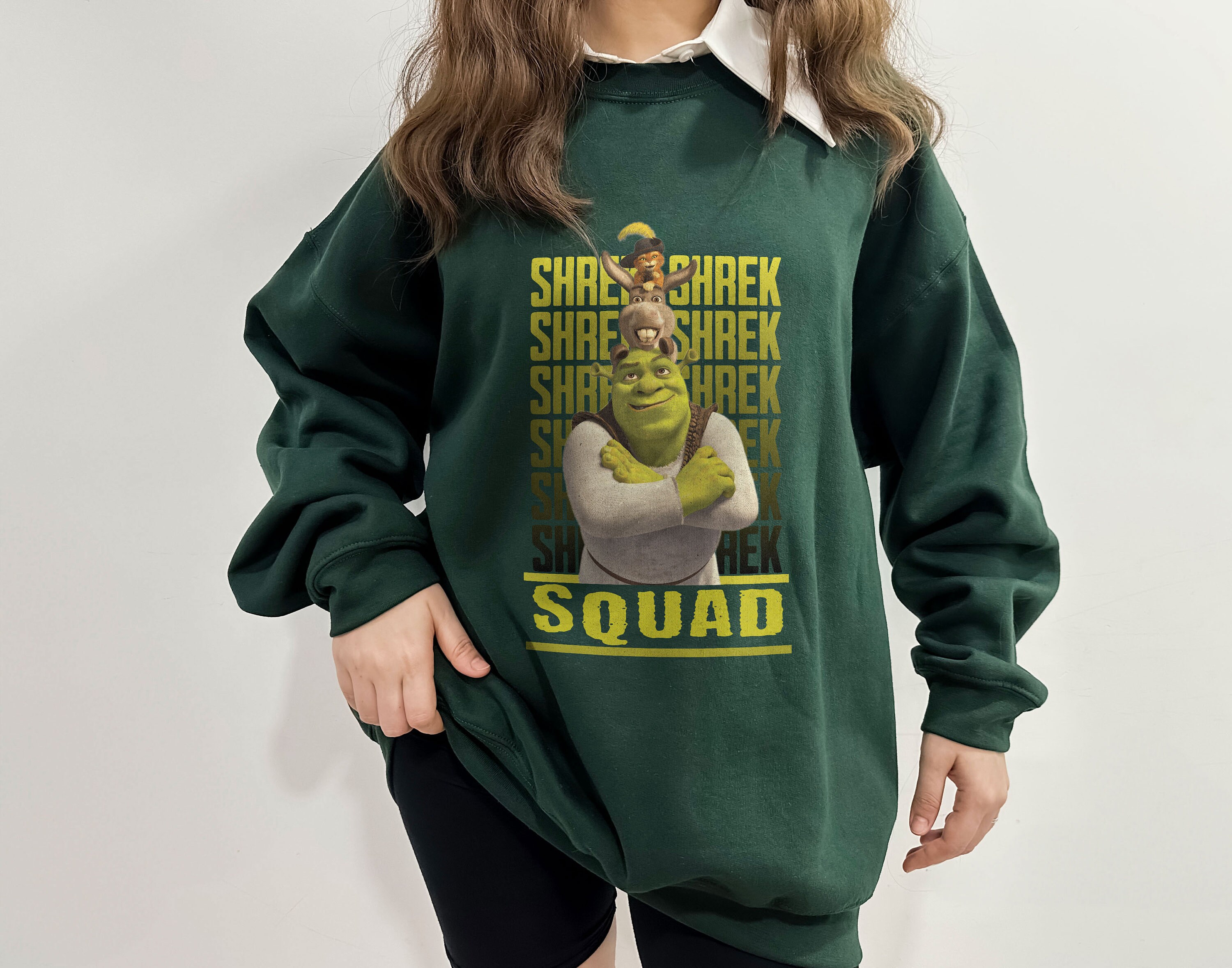 Shrek Squad Shirt Memes Shrek Face Shirt, Shrocs Shirt, Funny Trending ...