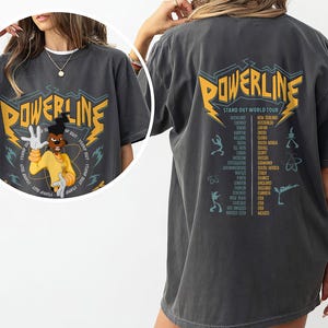 2-sided Powerline Goofy Movie Shirt, Vintage Powerline Stand Out Shirt ...