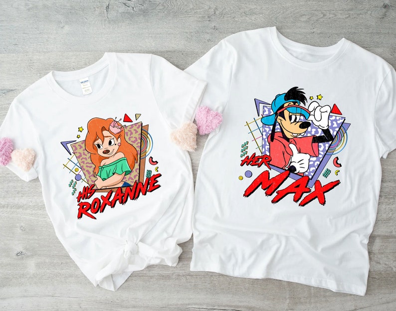 Max and Roxanne Couple Matching Shirt, A Goofy Movie Shirt, Magic ...