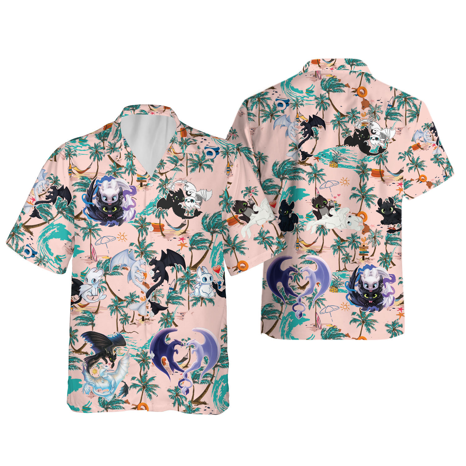 Toothless Vintage Hawaiian Shirt, How to Train Your Dragon Hawaii Shirt ...
