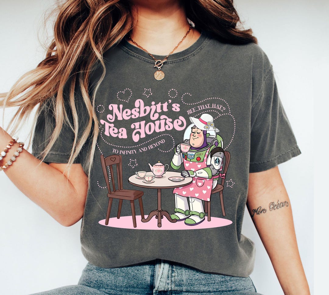 Mrs. Nesbitt’s Tea House Shirt, Nesbitt’s Tea House Shirt, Toy Story ...