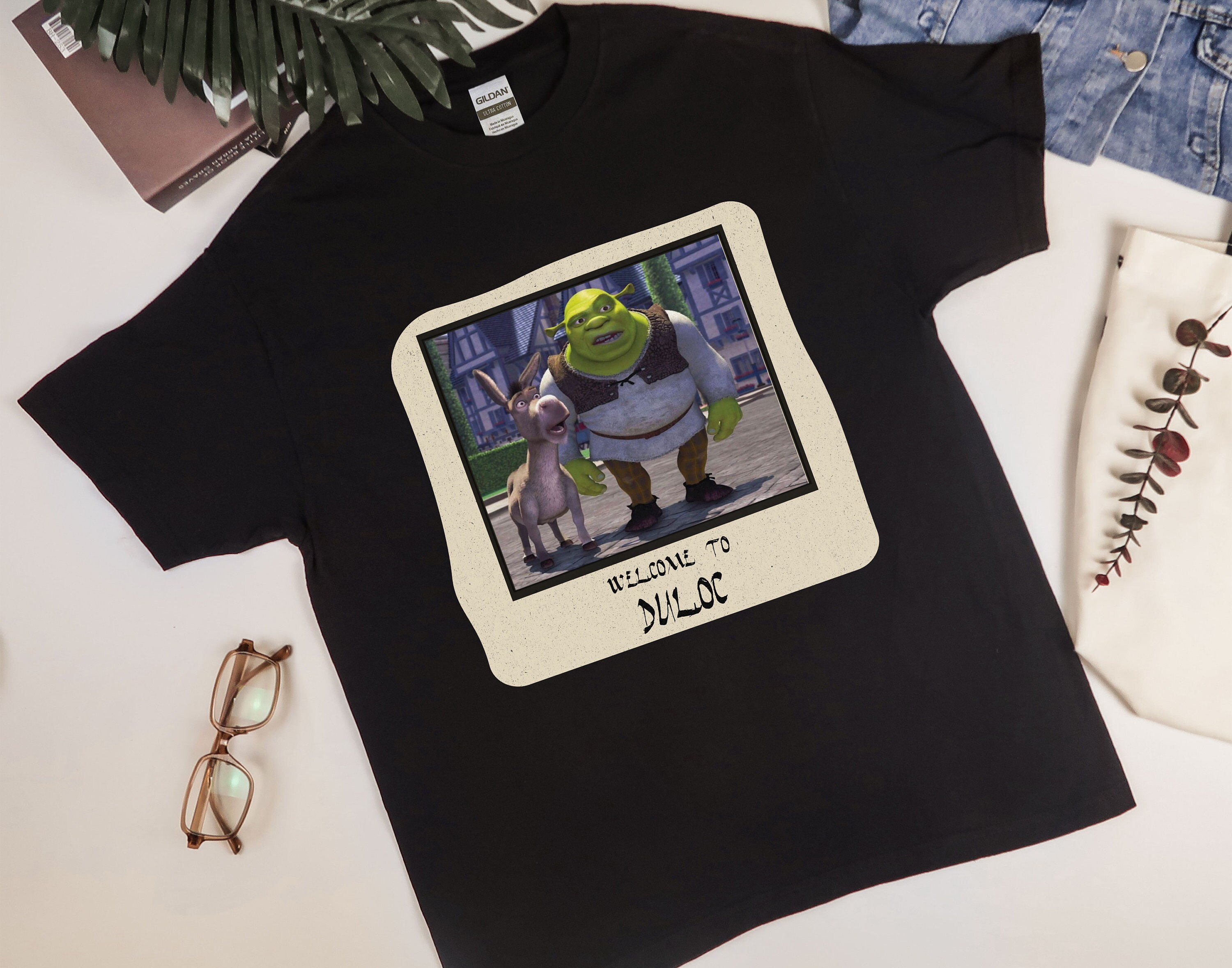 Funny Memes Shrek Shirt Welcome to Duloc Shirt, Shrek Face Shirt, Sassy ...