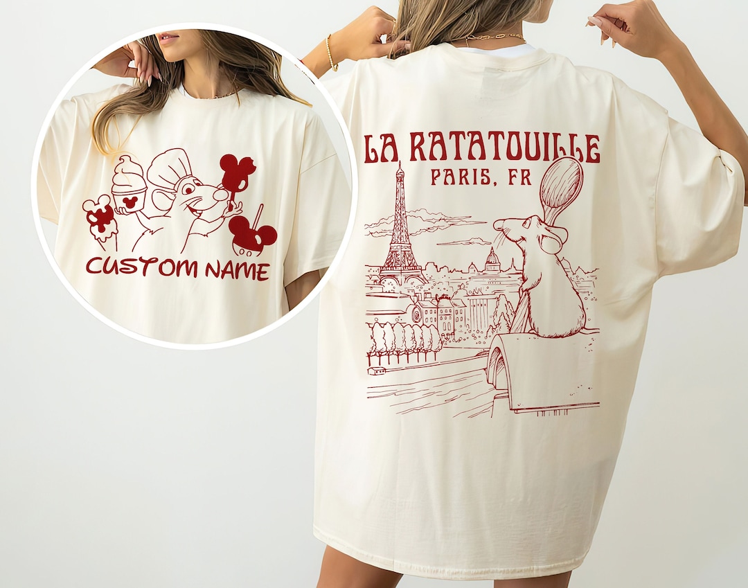 Custom Ratatouille Shirt Remy Mouse Chef Shirt, Remy Gusteau Shirt ...