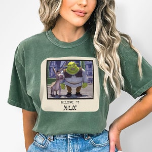 Funny Memes Shrek Shirt Welcome to Duloc Shirt, Shrek Face Shirt, Sassy ...