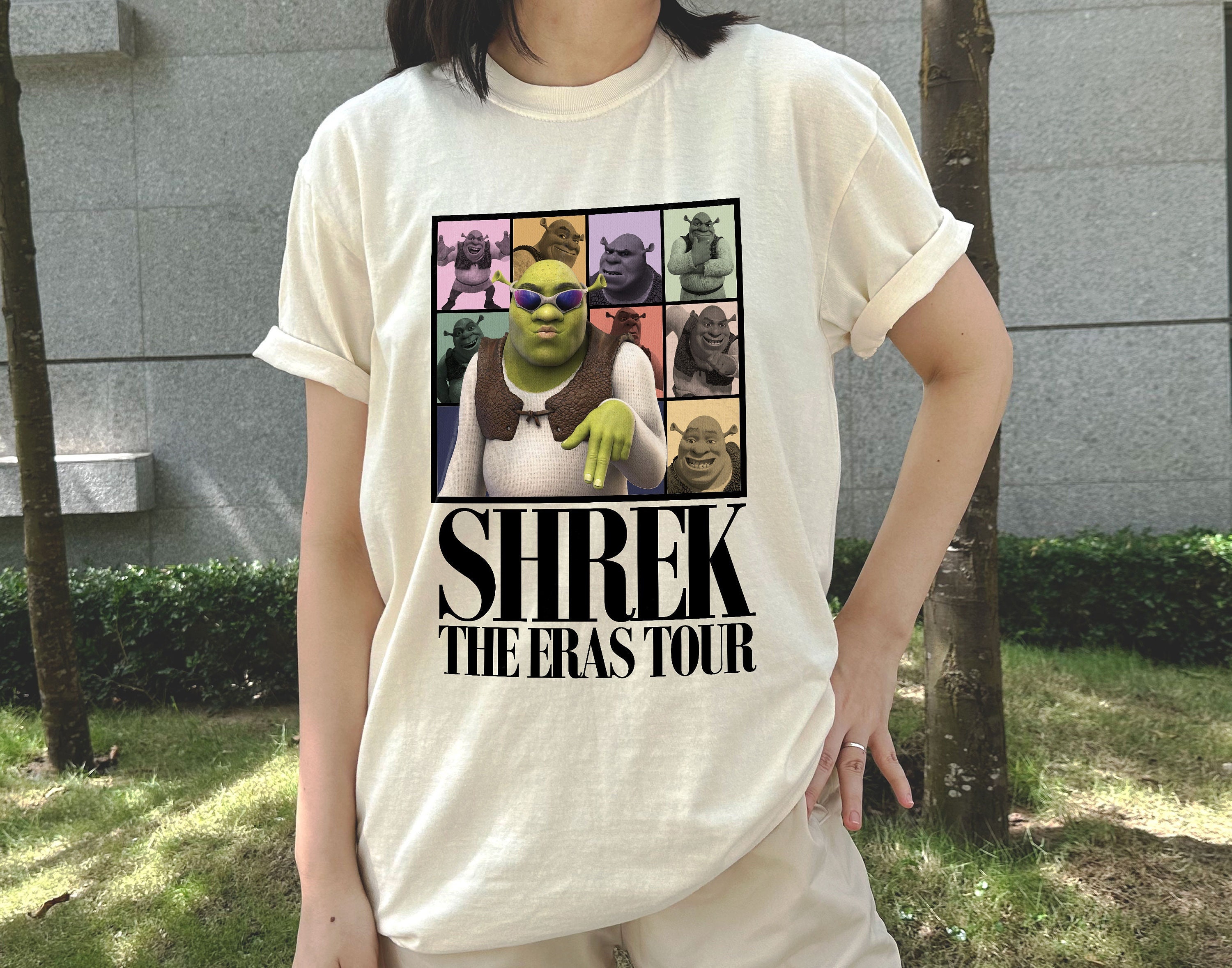 Shrek Face Shirt Shrek the E Ras Tour Shirt, Shrek and Fiona Funny ...