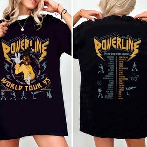 2-sided Powerline Goofy Movie Shirt, Vintage Powerline Stand Out Shirt ...