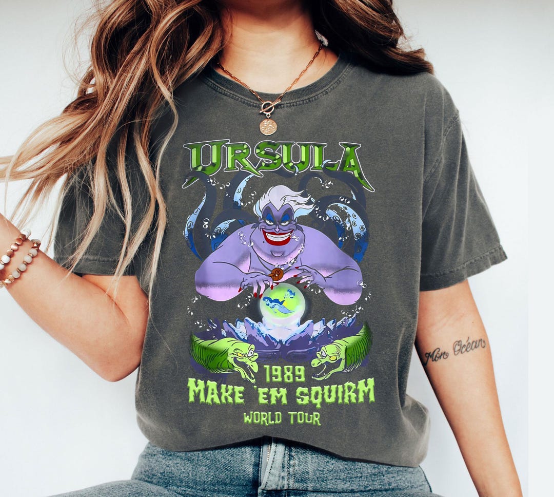 Villains Ursula Shirt, the Little Mermaid Ursula Sea Witch Shirt ...