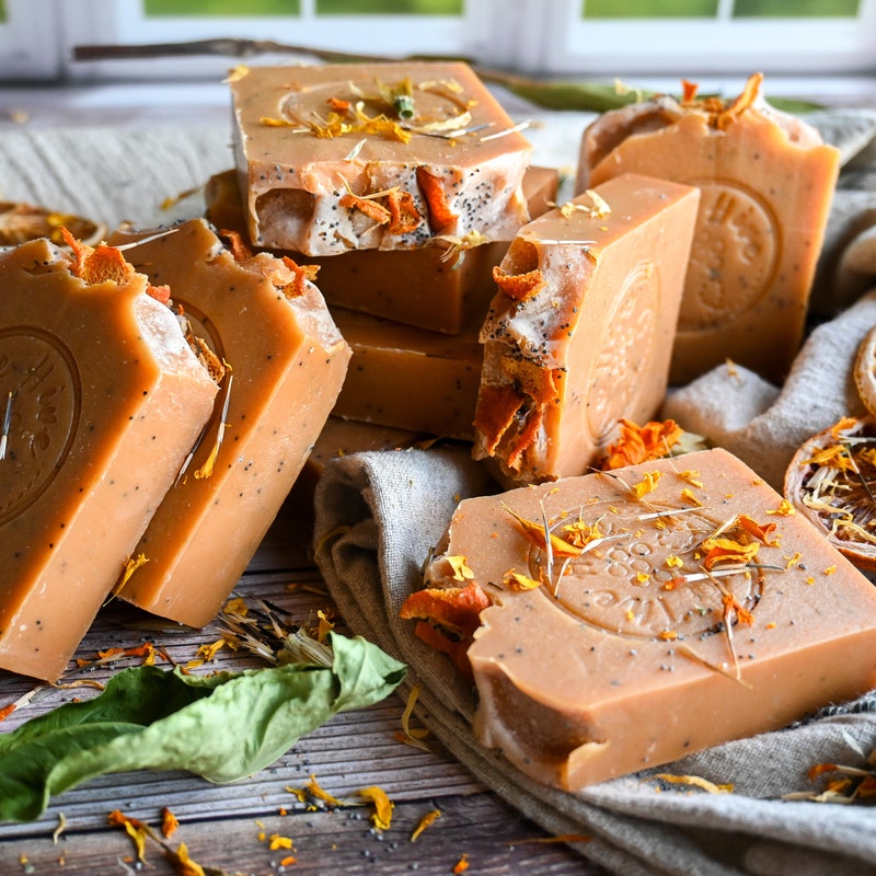 Orange Soap - Etsy