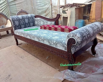 Wooden Diwan/ Wooden Sofa/ Indian Fine Carved Diwan/ Free Delivery ...