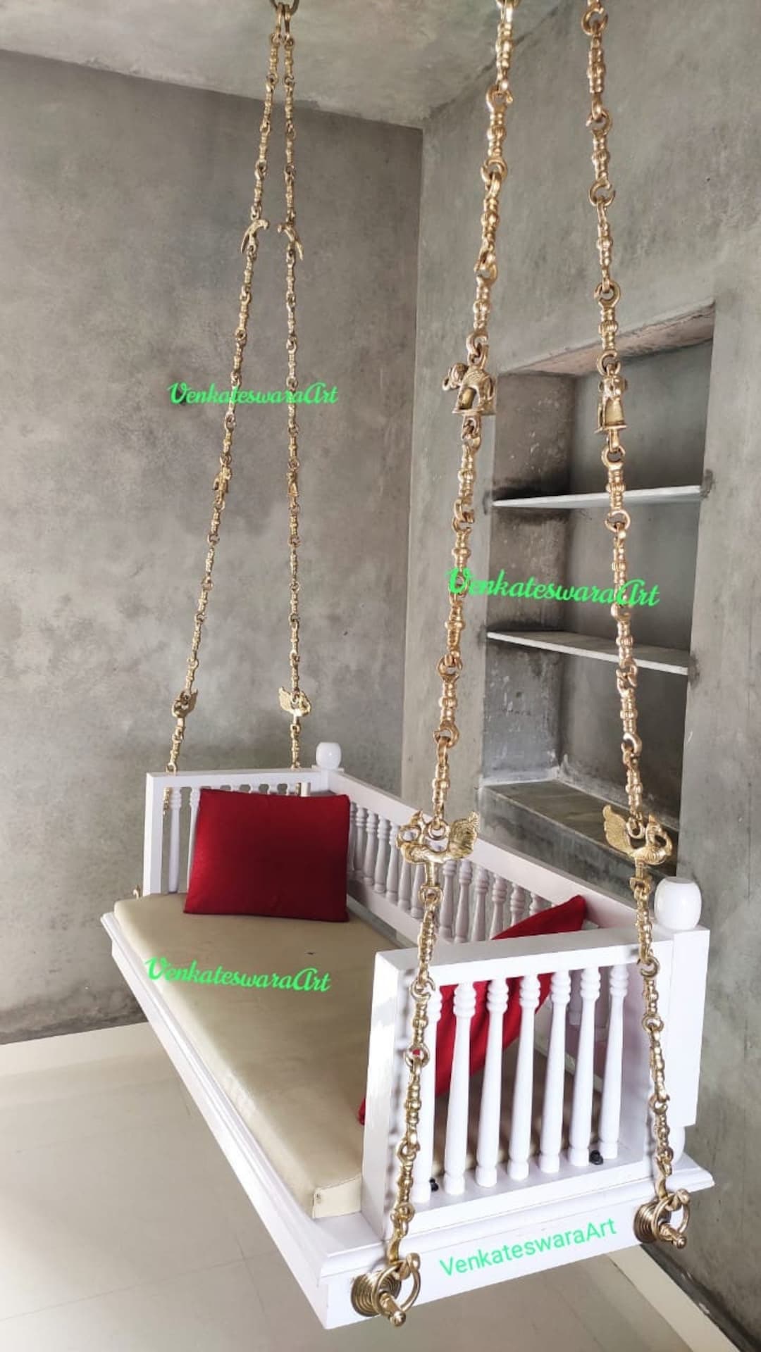 Handmade Solid Wooden Ceiling Swing/indoor Swing for Home/traditional ...