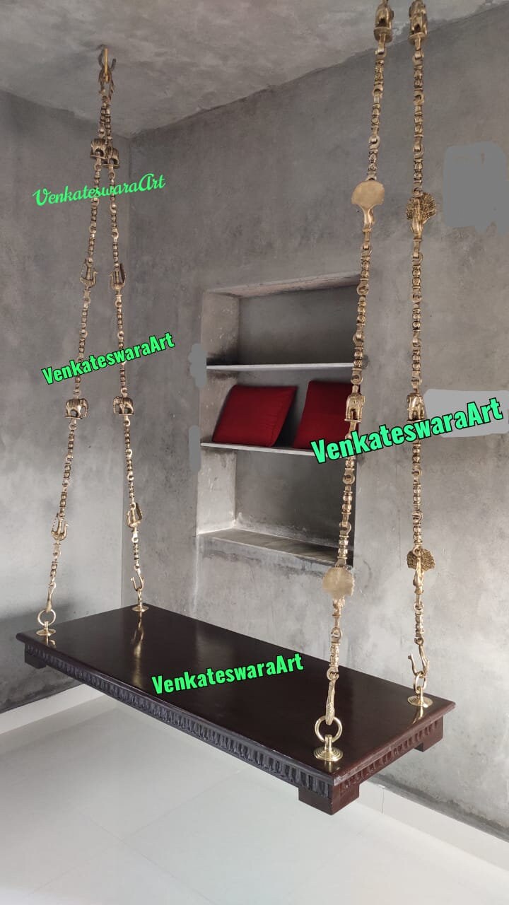 Handmade Solid Wooden Ceiling Swing/indoor Swing for Home/traditional ...