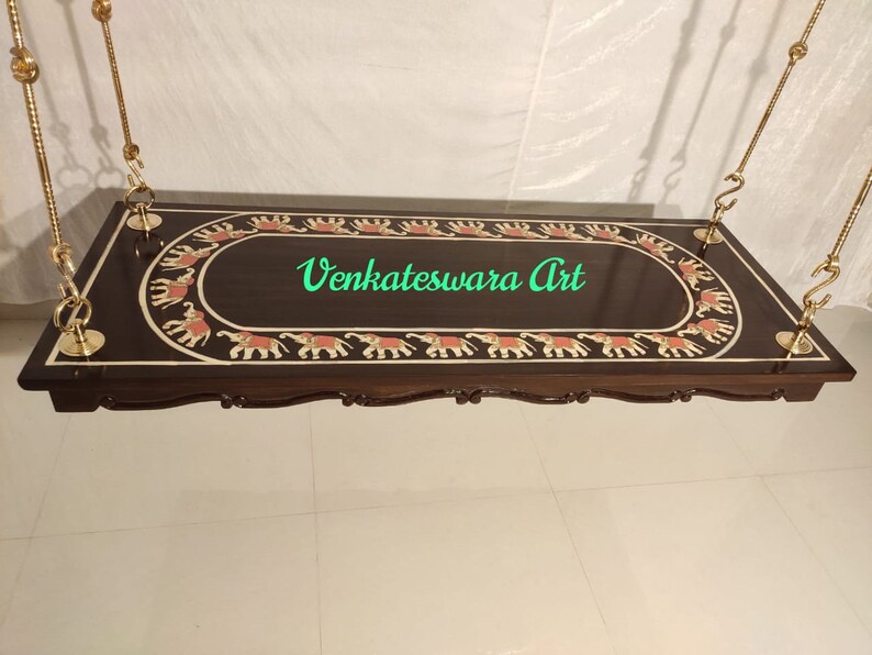 Handmade Solid Wooden Ceiling Swing/indoor Swing for Home/traditional ...