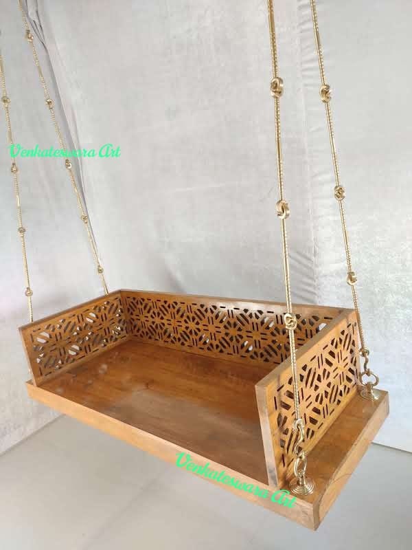 Handmade Solid Teak Wooden Fine Carved Ceiling Swing/indoor Swing for ...