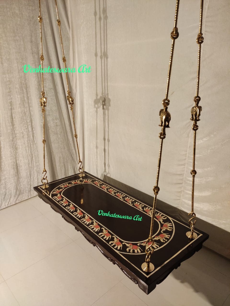 Handmade Solid Wooden Ceiling Swing/indoor Swing for Home/traditional ...