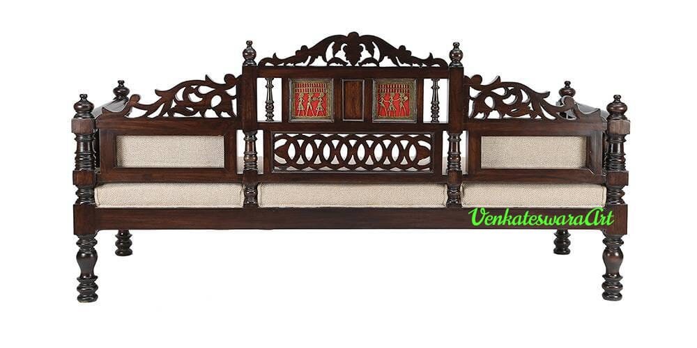 Handmade Wooden Carved Diwan/sofa - Etsy