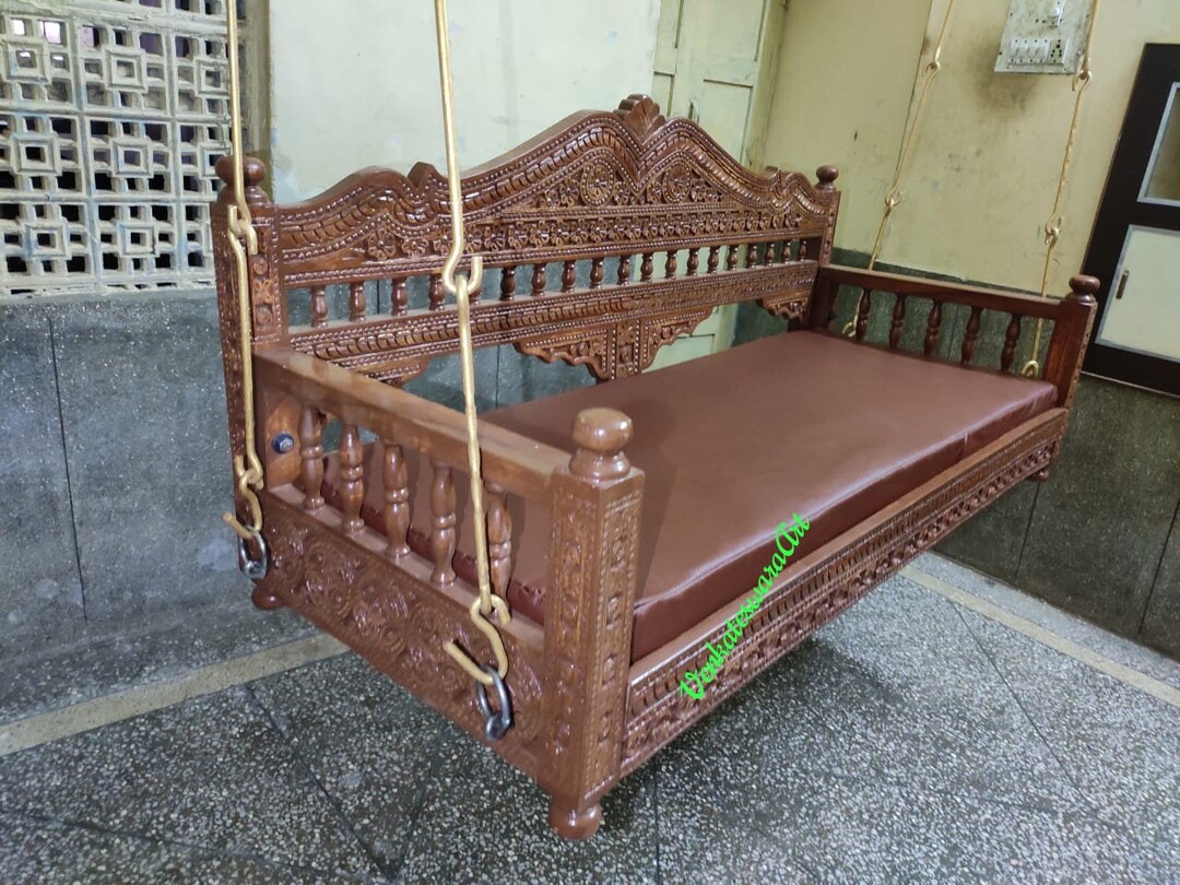 Handmade Solid Wooden Ceiling Swing/indoor Swing for Home/traditional ...