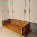 Handmade Solid Teak Wooden Fine Carved Ceiling Swing/indoor Swing for ...