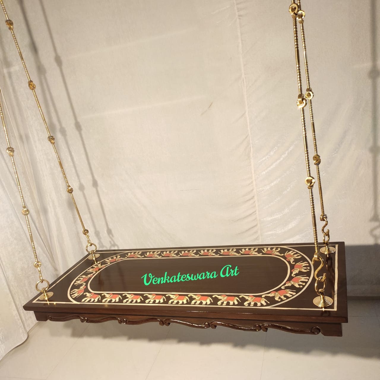 Handmade Solid Wooden Ceiling Swing/indoor Swing for Home/traditional ...