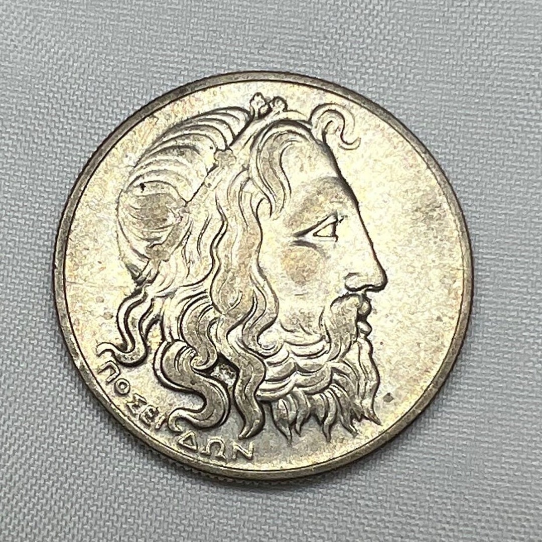 20 Drachmai 1930 Greek Silver Coin in Uncirculated Condition. 2 - Etsy