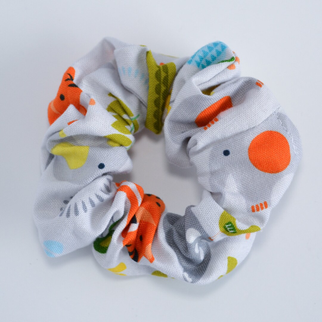 Zoo Animal Scrunchie Elephant Giraffe Tiger Crocodile - Etsy Australia