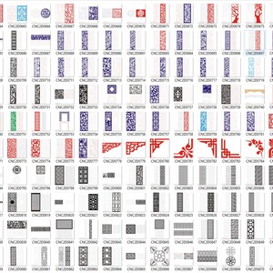 Panel Collection 1800 Cnc Files Panel Dxf ,cdr for Laser Cut Cnc Plasma ...