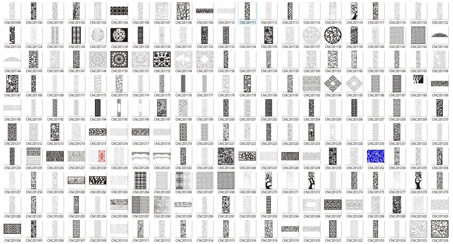 Panel Collection 1800 Cnc Files Panel Dxf ,cdr for Laser Cut Cnc Plasma ...