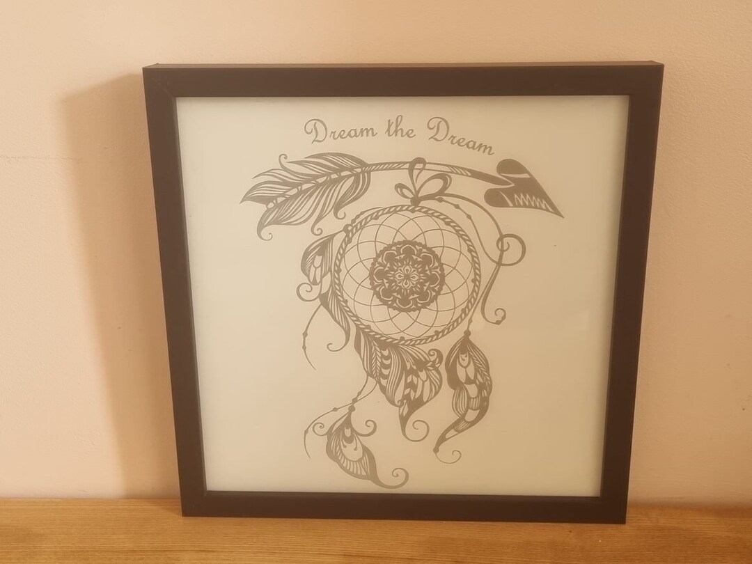 Dream Catcher Black Shadow Box - Etsy