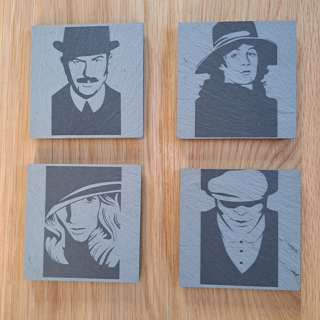 Peakey Blinders Characters Set of 4 Coasters - Etsy