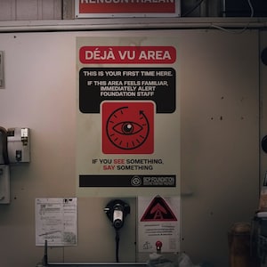 Premium Matte SCP Foundation Déja Vu Warning Poster - Etsy UK