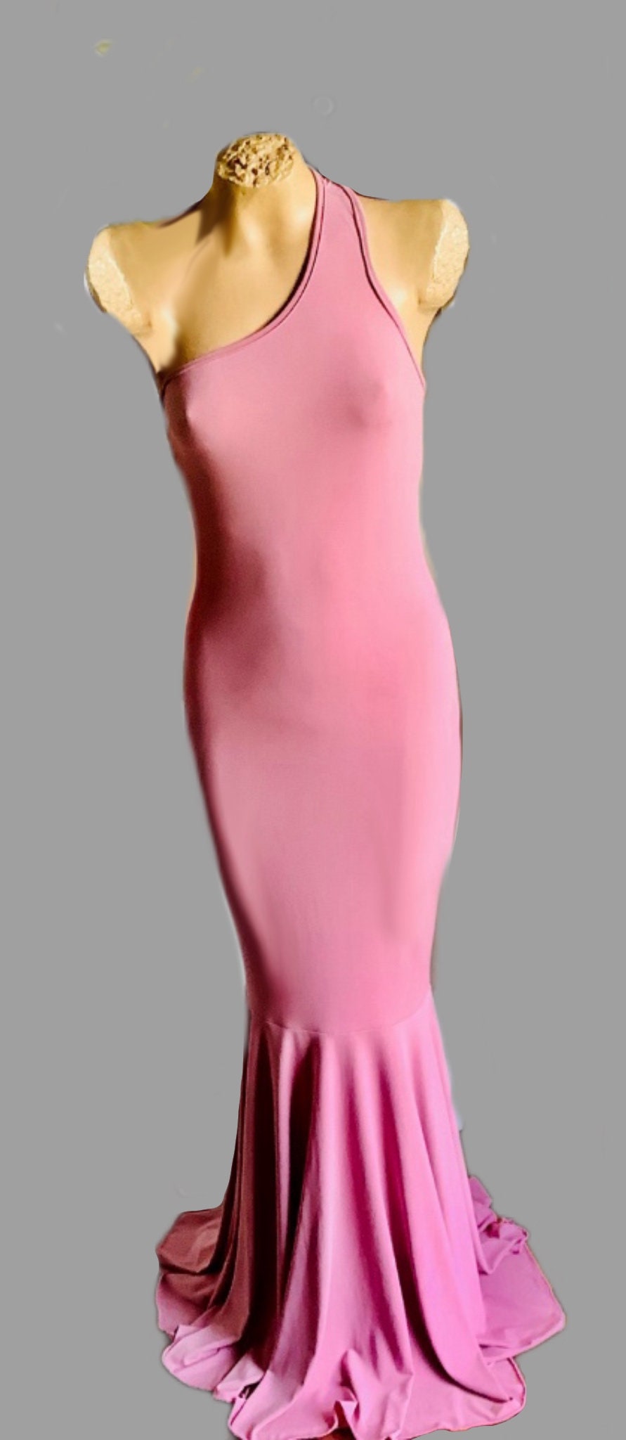 One-shoulder Mermaid Dress Sewing Pattern PDF. 7 Sizes Mermaid Vacation ...