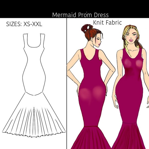 Mermaid Dress - Etsy