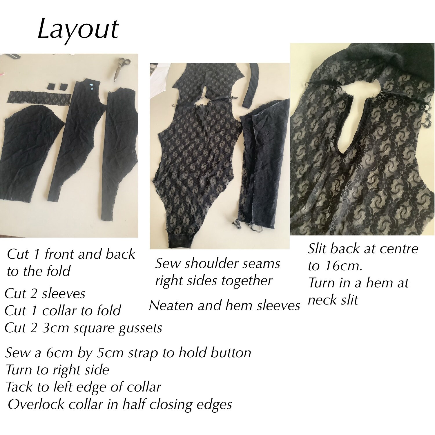 Bodysuit PDF Sewing Pattern. Bodystocking, Leotard for Women. Stretch ...