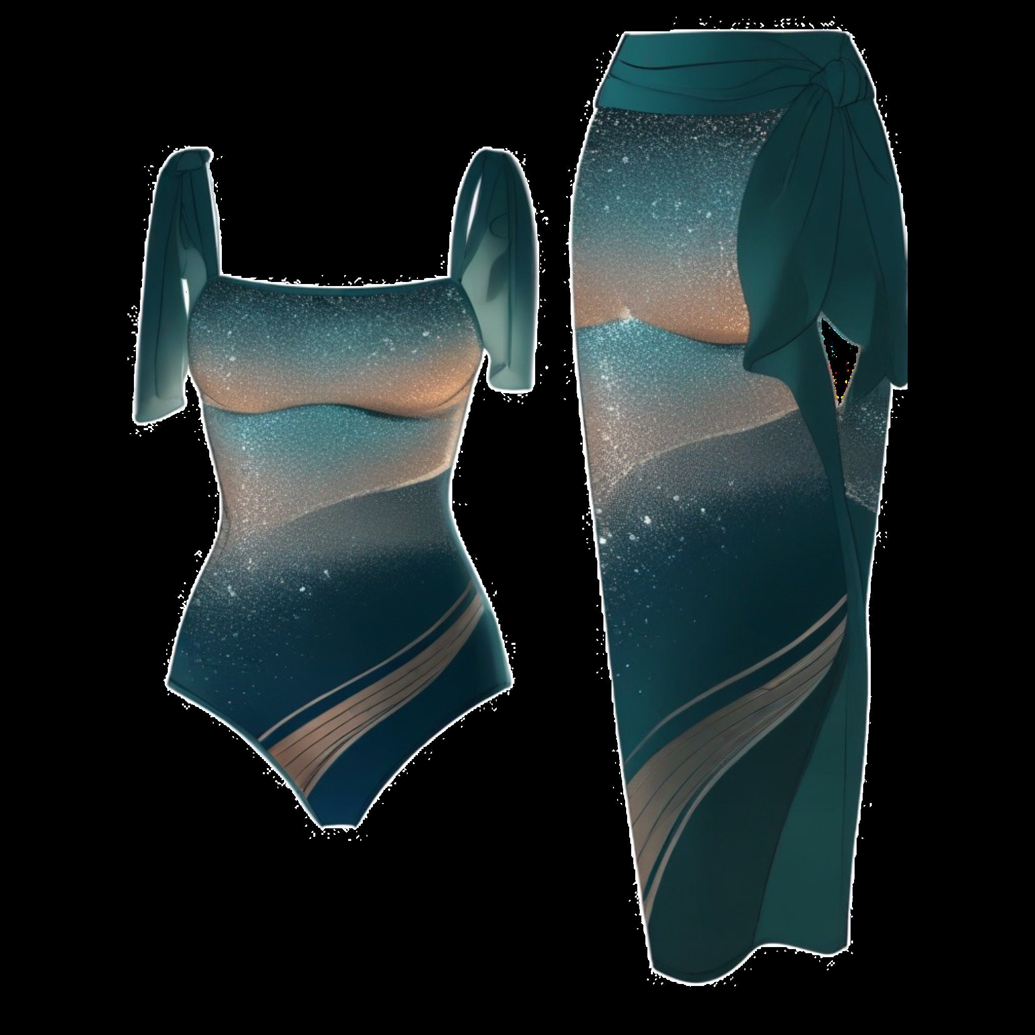 Swimsuit PDF Sewing Pattern. Cute Strap Bathing Suit in 7 Sizes. Easy ...