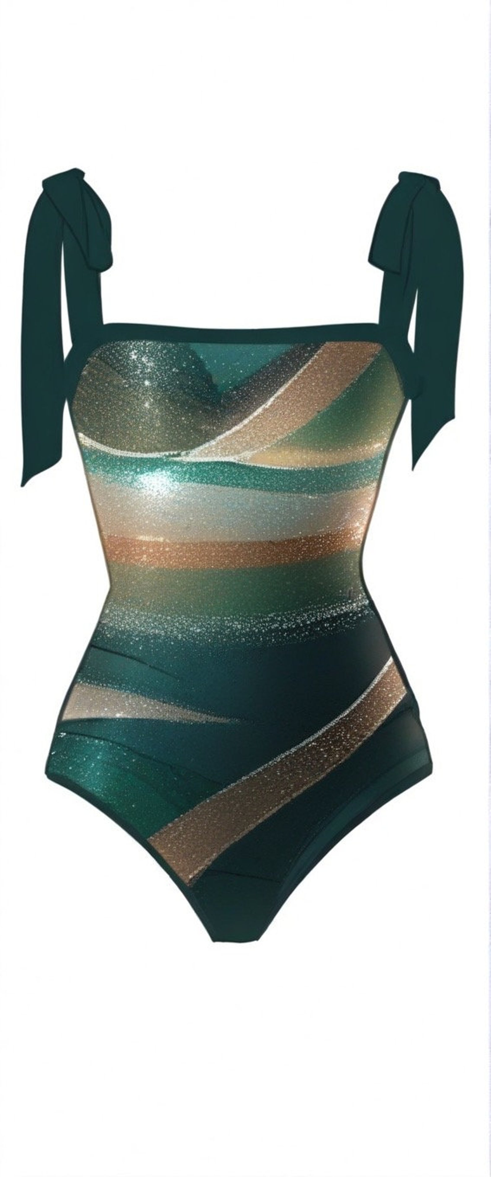 Swimsuit PDF Sewing Pattern. Cute Strap Bathing Suit in 7 Sizes. Easy ...