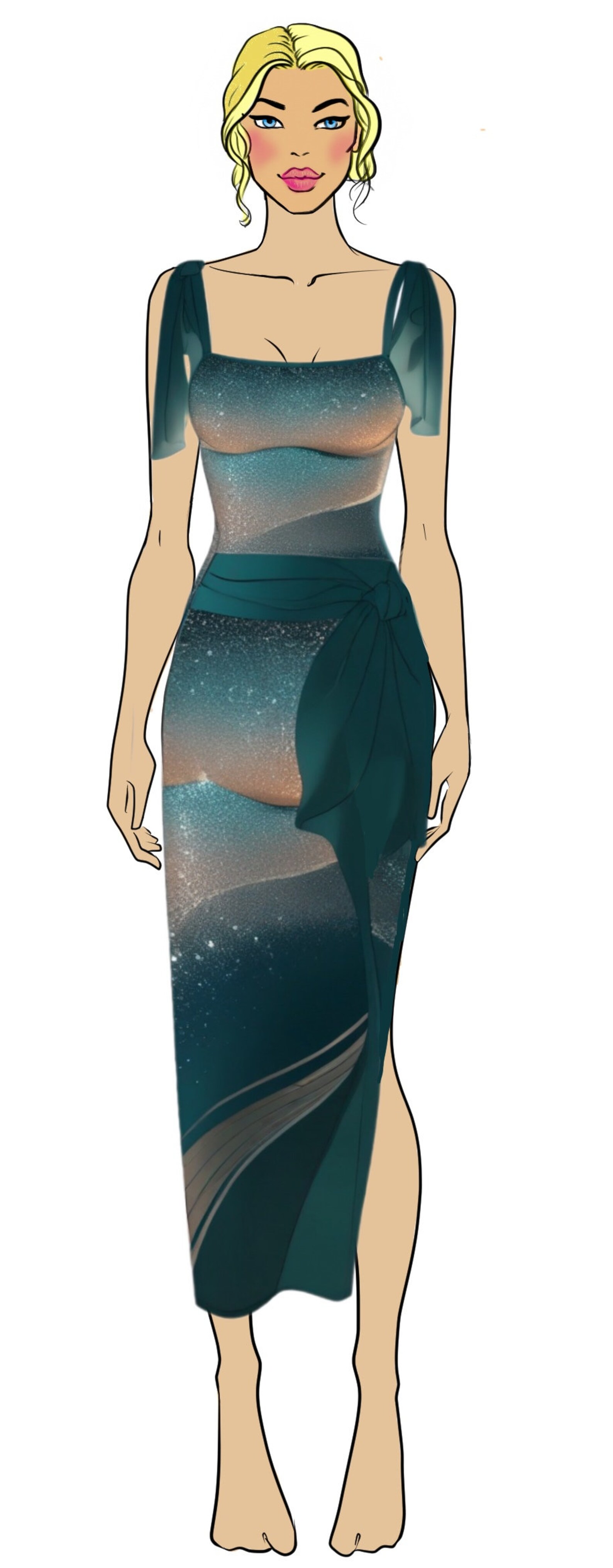 Swimsuit PDF Sewing Pattern. Cute Strap Bathing Suit in 7 Sizes. Easy ...