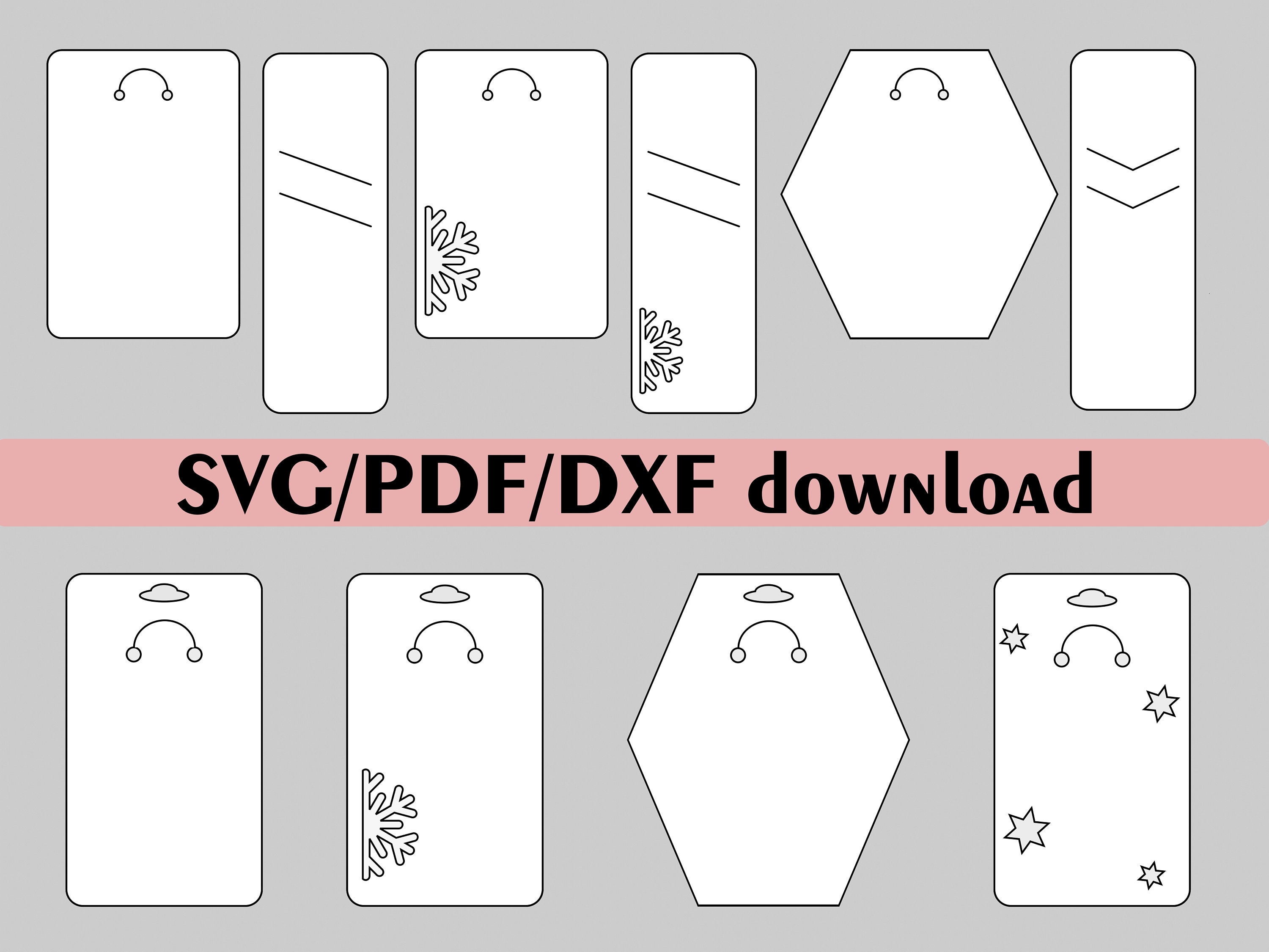 Bookmark & Keychain Holder SVG Bundle, Bookmark Sleeve SVG, Keychain ...