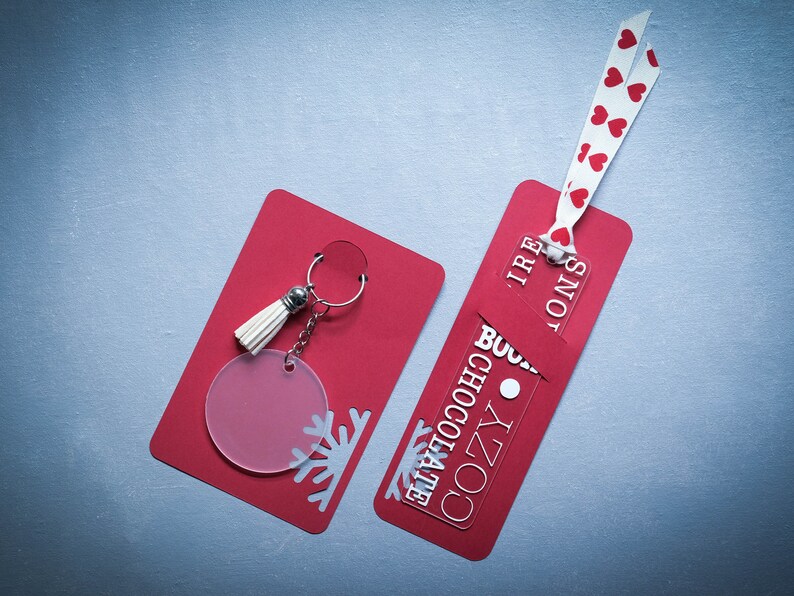 Bookmark & Keychain Holder SVG Bundle Bookmark Sleeve SVG - Etsy