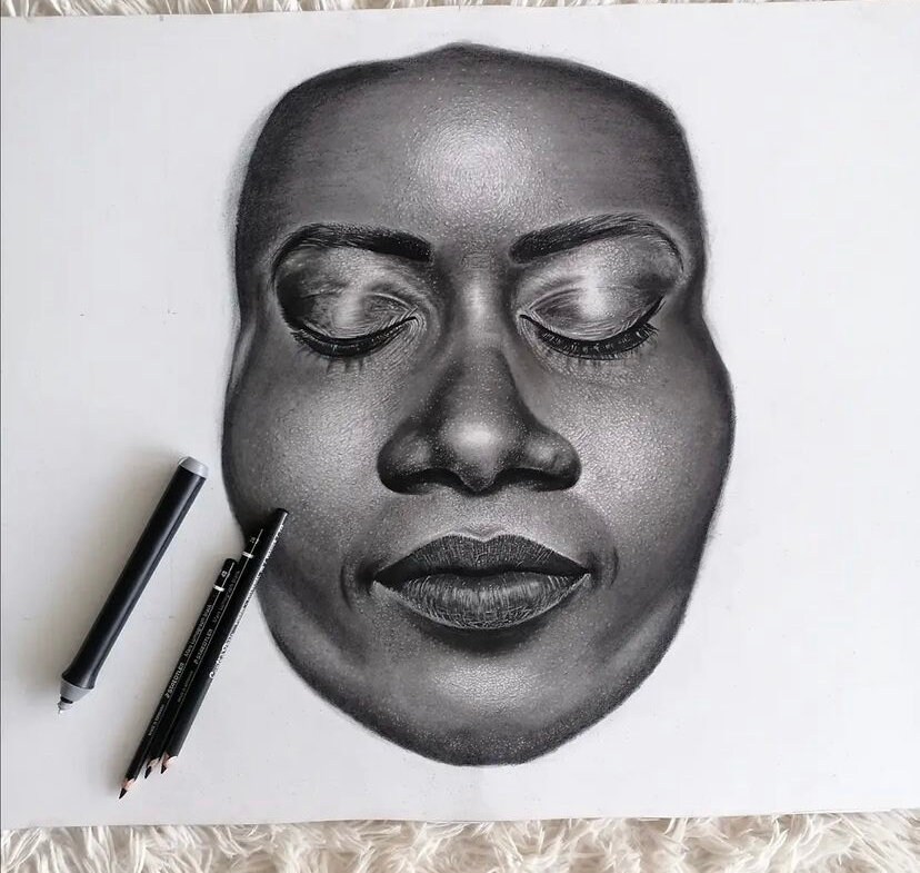 Custom Charcoal Portrait From Photo, Handmade Personalized Realistic ...