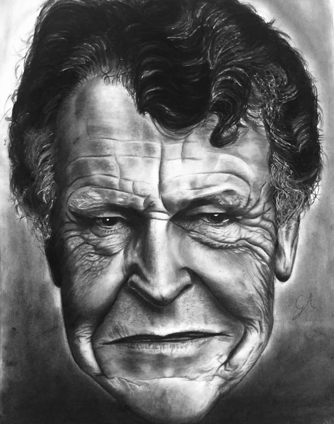 Custom Charcoal Portrait From Photo Handmade Personalized - Etsy