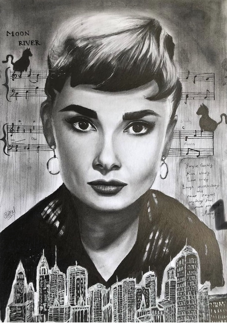Custom Charcoal Portrait From Photo, Handmade Personalized Realistic ...