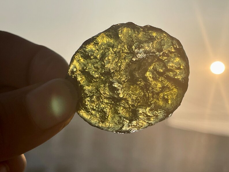 Moldavite Quartz Crystal Gem Stone Quartz Specimen Crystal Healing - Etsy