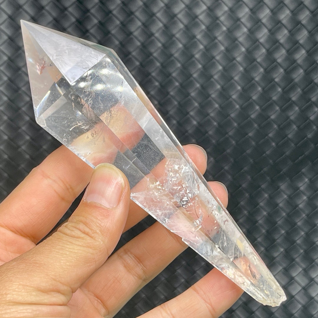 Natural Clear Quartz Obelisk , Crystal Obelisk, Wand Point Healing ...
