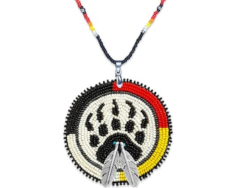 Native American Beaded Bear - Etsy