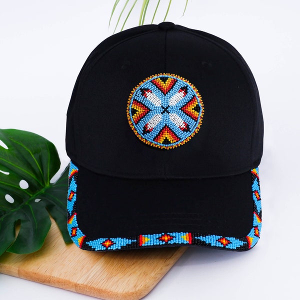Native American Beaded Caps - Etsy