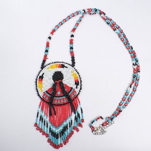 MMIW Indigenous Women Handmade Beaded Necklace Premium, Native ...