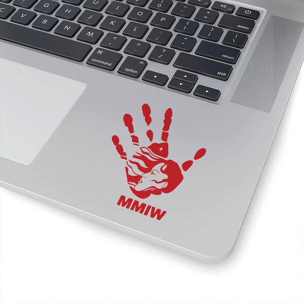 Native American Red Hand Sticker - Etsy