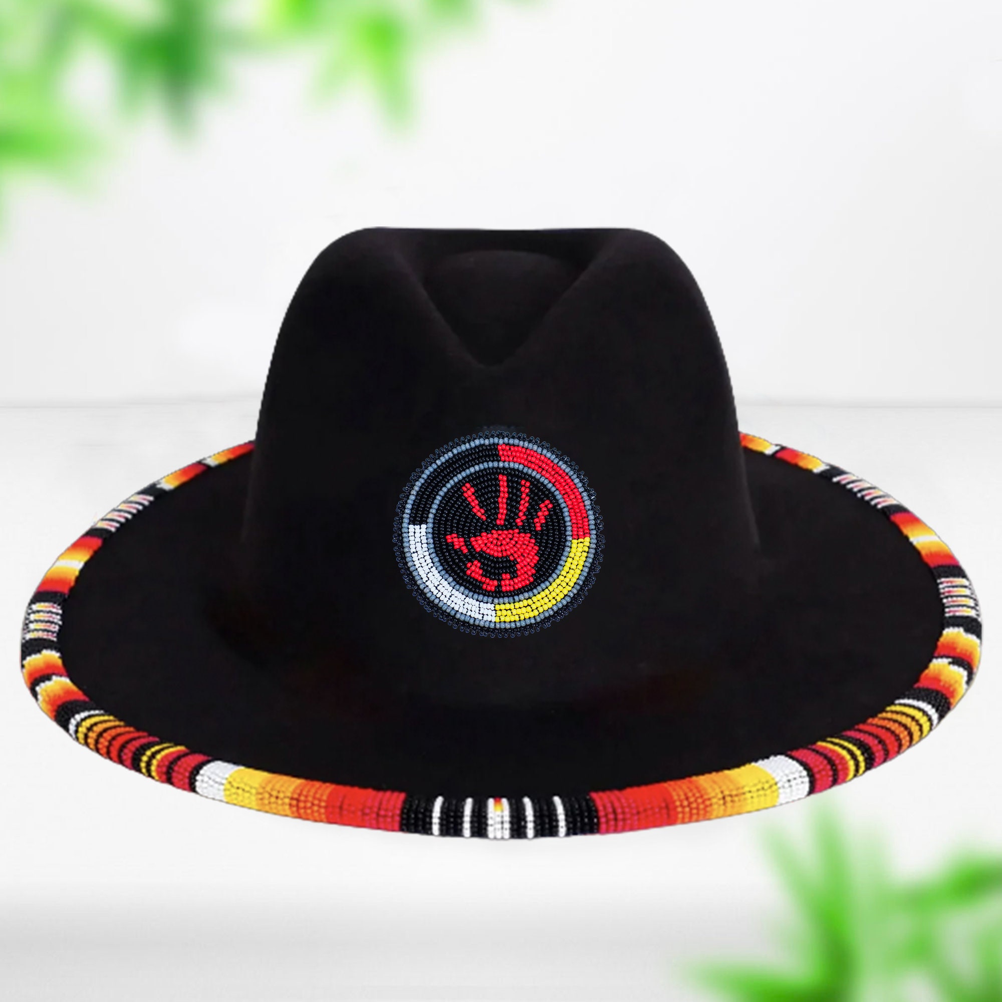 Mmiw Handmade Beaded Necklace Native Americans Jewelry Medallion